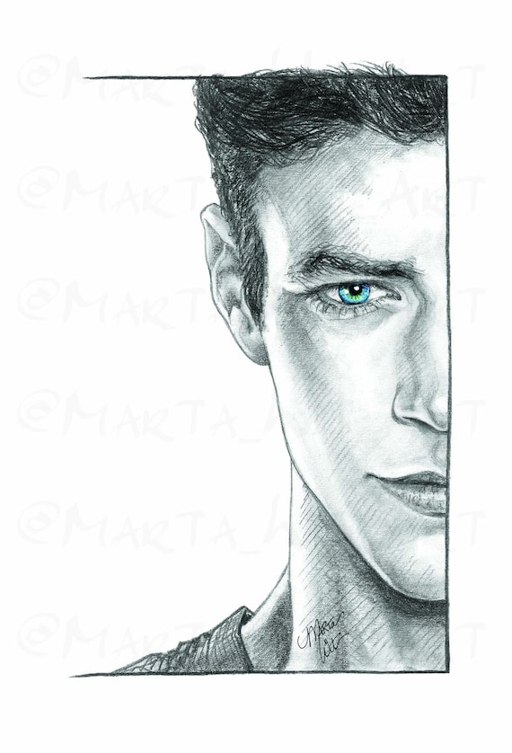 DC07B Fan Art Print Barry Allen | Etsy