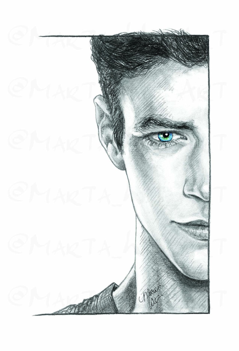 DC07B - Fan Art Print - Barry Allen - Etsy
