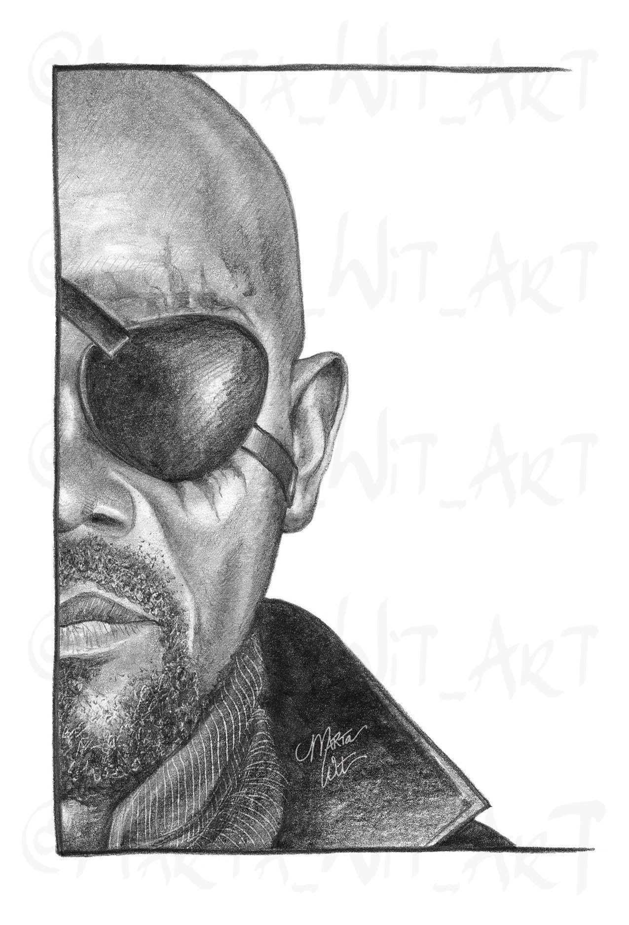 MARVEL56 - Fan Art Print - Nick Fury (patch) - Etsy