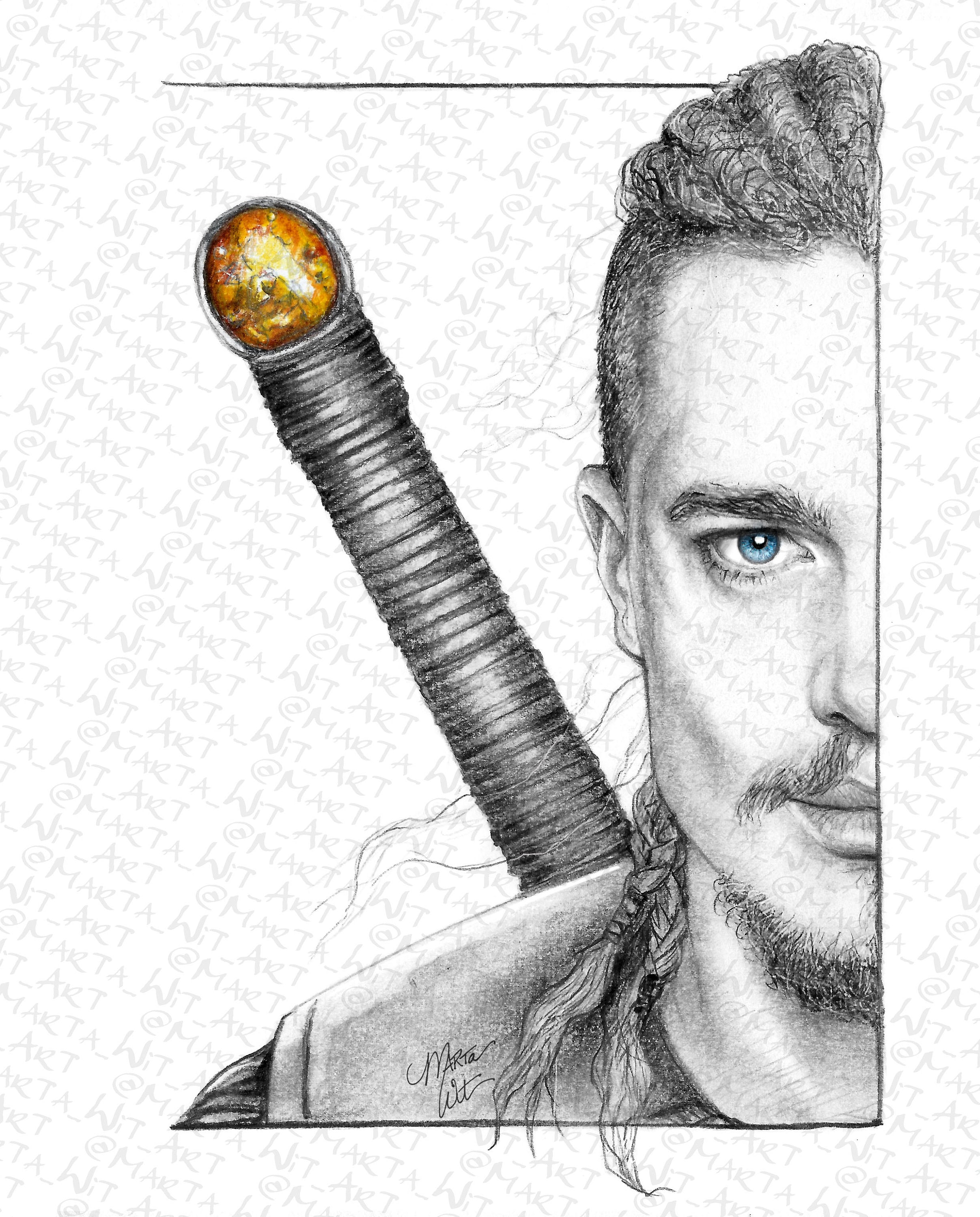 TLK01 - Fan Art Print - Uhtred - Etsy