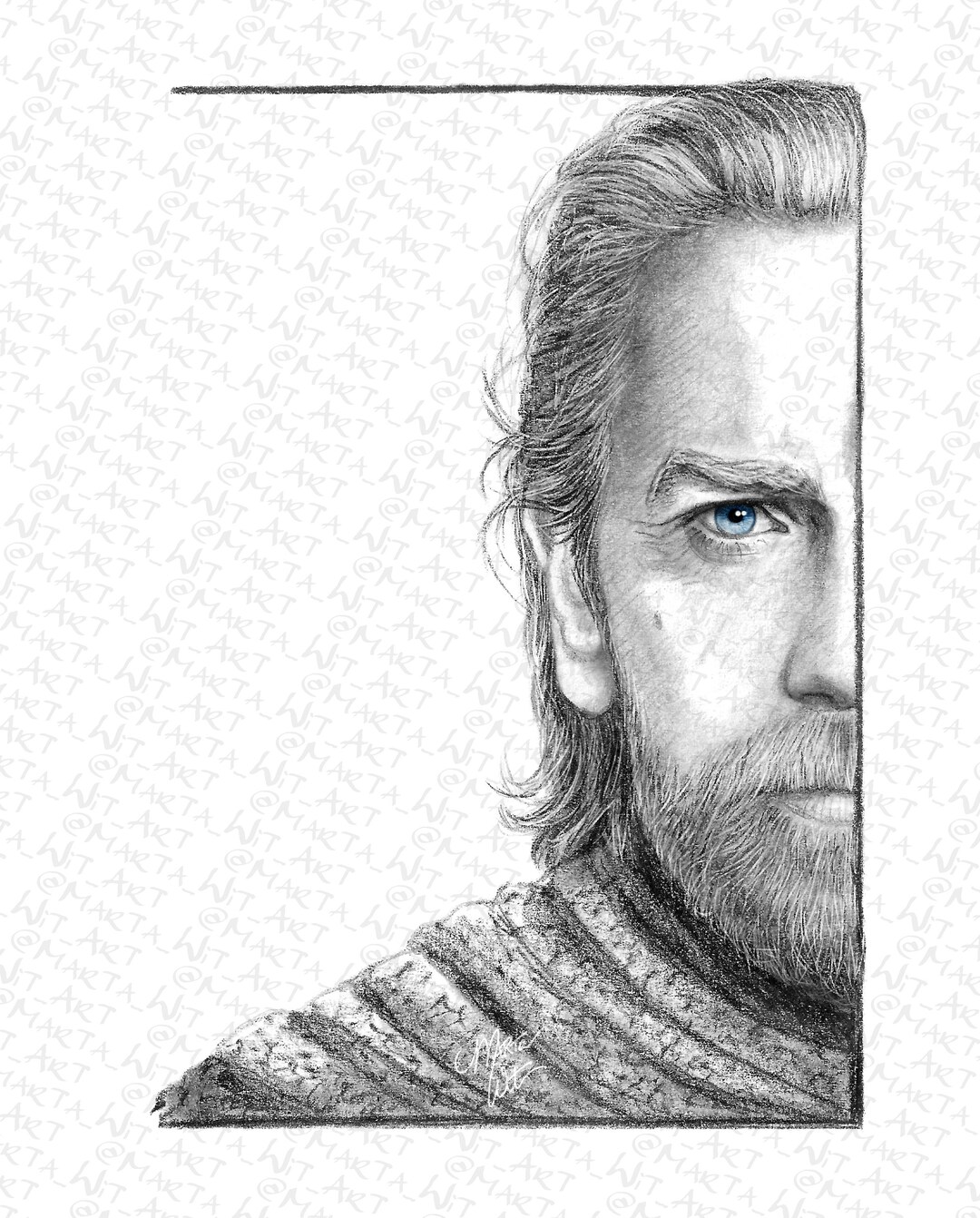 SW32 - Fan Art Print - Kenobi - Etsy