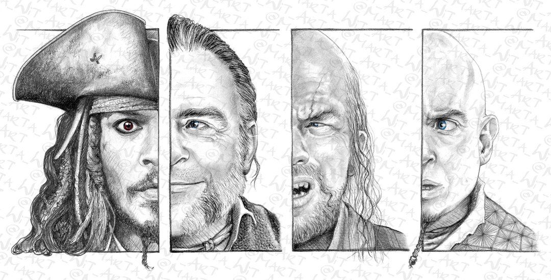 POTC00P - Fan Art Print - Pirates Life for Me (8x16) - Etsy