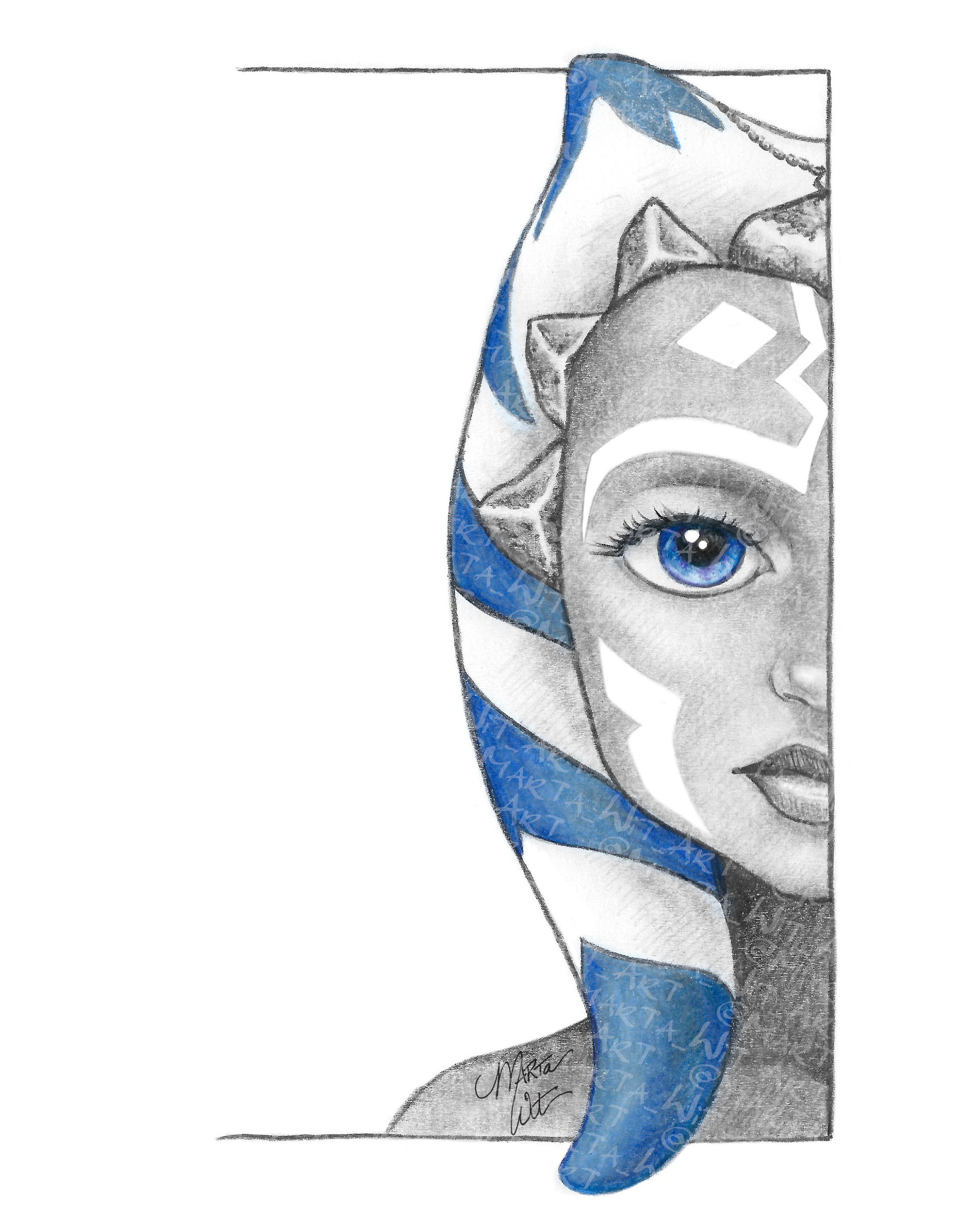 Wall Decor Home & Living Digital Download Art printable art AHSOKA star ...