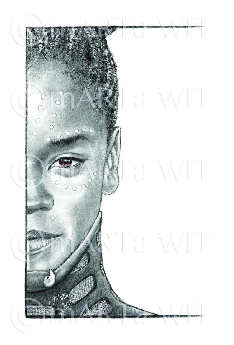 MARVEL27 Fan Art Print Shuri - Etsy
