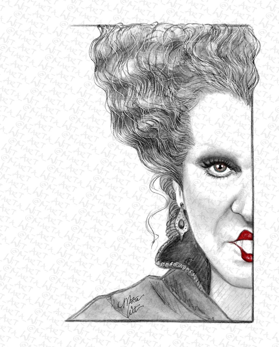 HP03 - Fan Art Print - Winifred - Etsy
