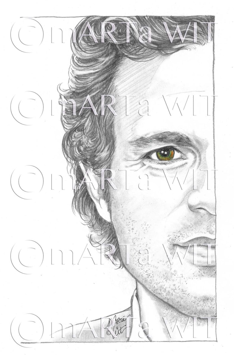 MARVEL16 - Fan Art Print - Bruce Banner - Etsy