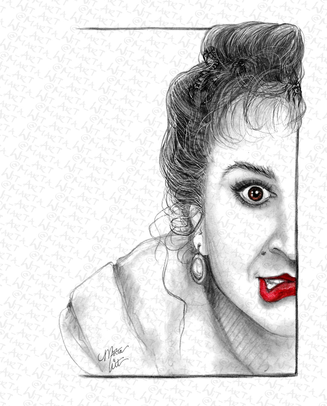 HP02 - Fan Art Print - Mary - Etsy