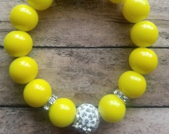 Yellow bracelet | Etsy