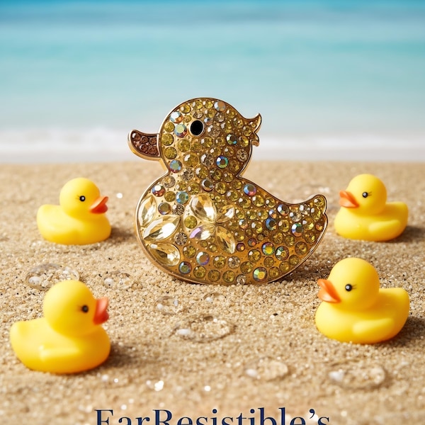 Duck Brooch - Etsy