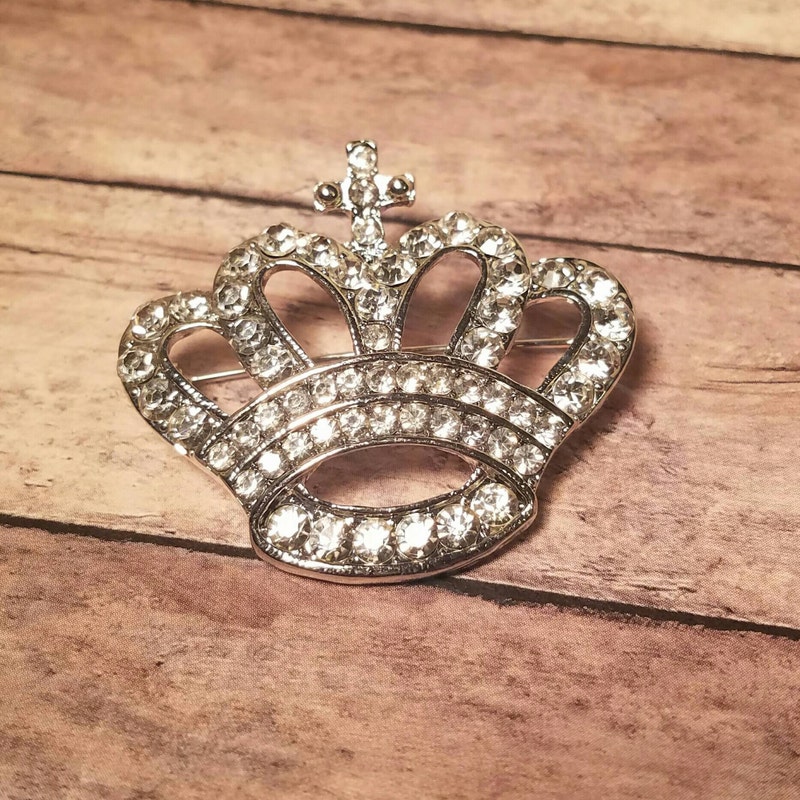 Crystal Brooch Pin - Etsy