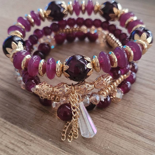 Bohemian Stackable Bracelets - Etsy