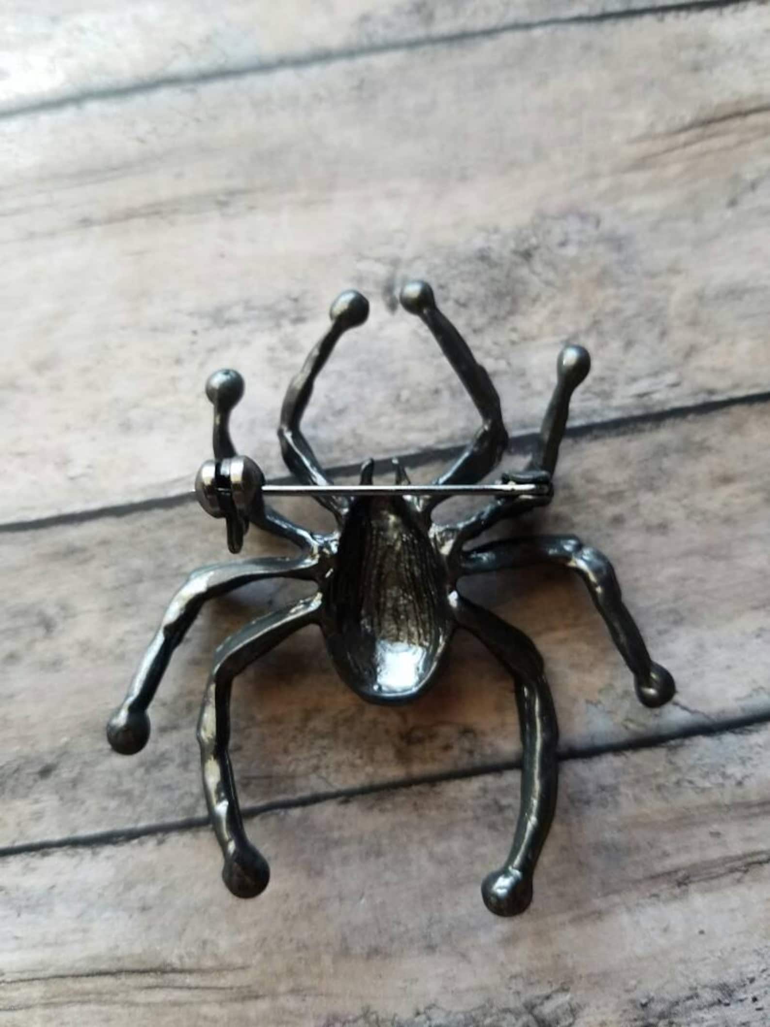 Dazzling Black Spider Brooch Halloween Brooches Gifts for Her | Etsy