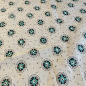 Mid Century Modern MCM Fabric Geometric Pattern From the 1950’s 36 ...