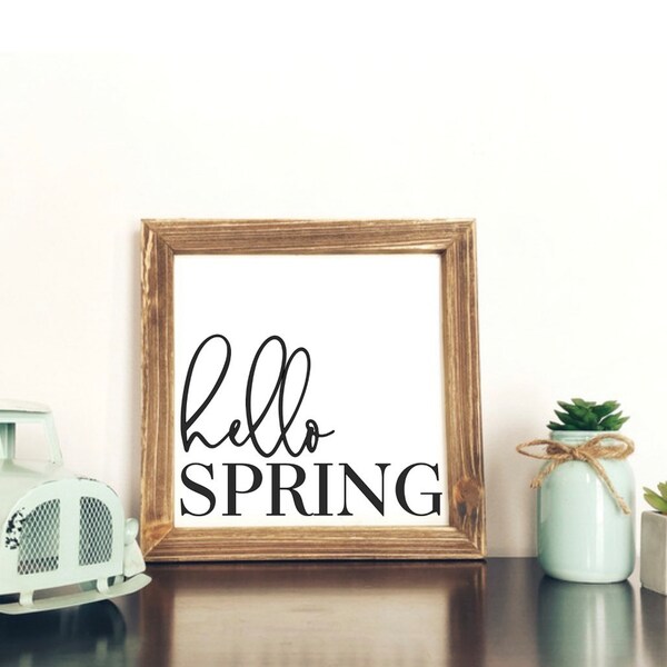 Hello Spring - Etsy
