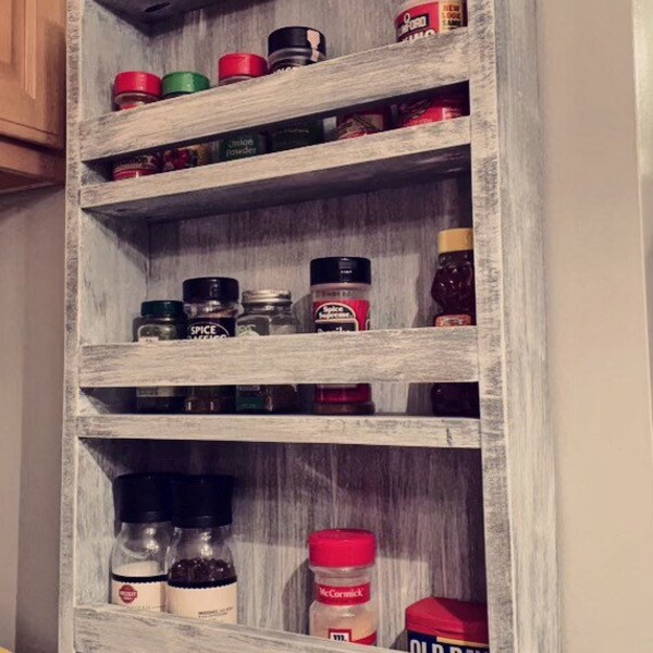 Wall Spice Rack - Etsy