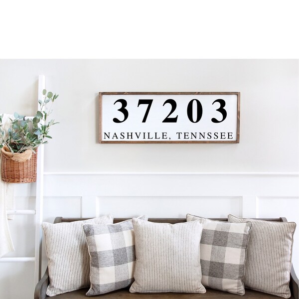 Zip Code Signs - Etsy