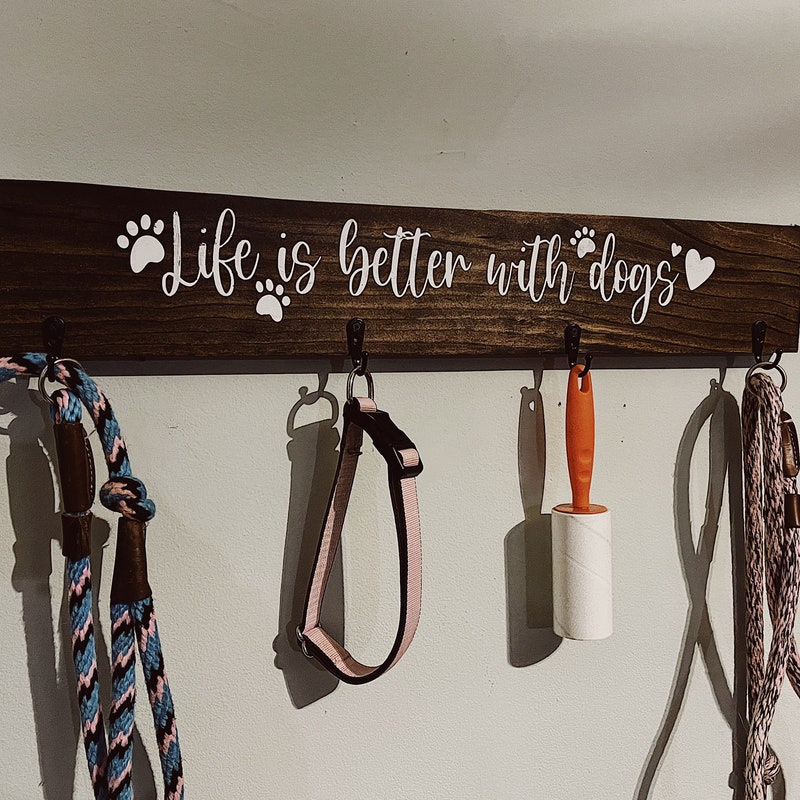 Dog Leash Rack - Etsy