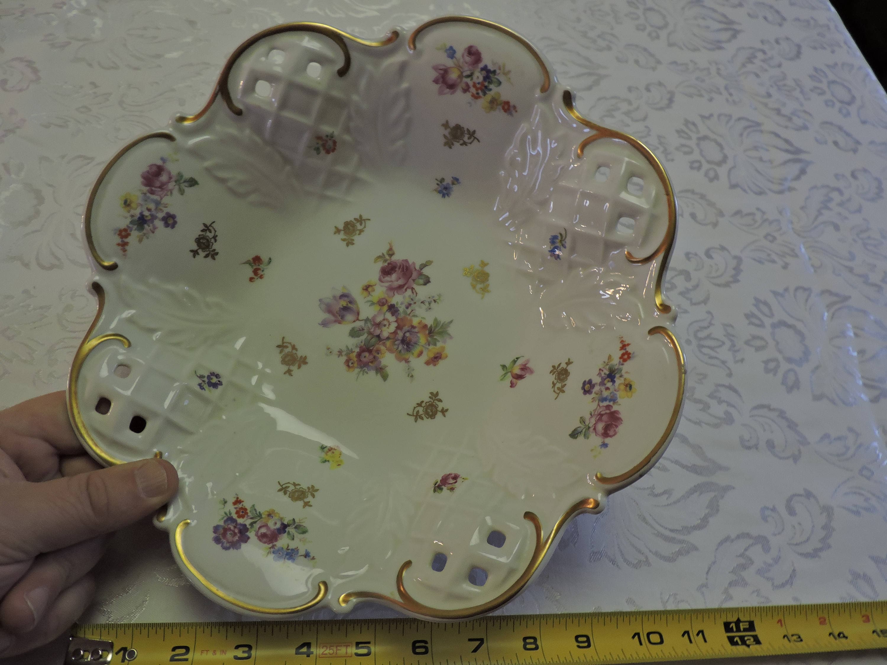 Vintage REICHENBACH Germany GDR Porcelain Fine China Footed | Etsy