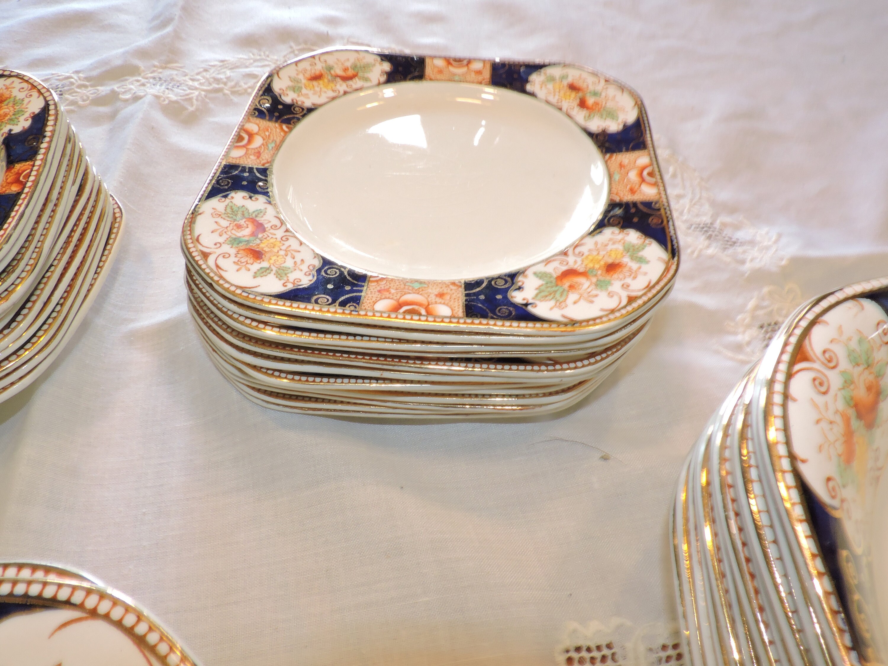 Wood & Sons Napoli Imari Pattern Hand-decorated Squared - Etsy Canada