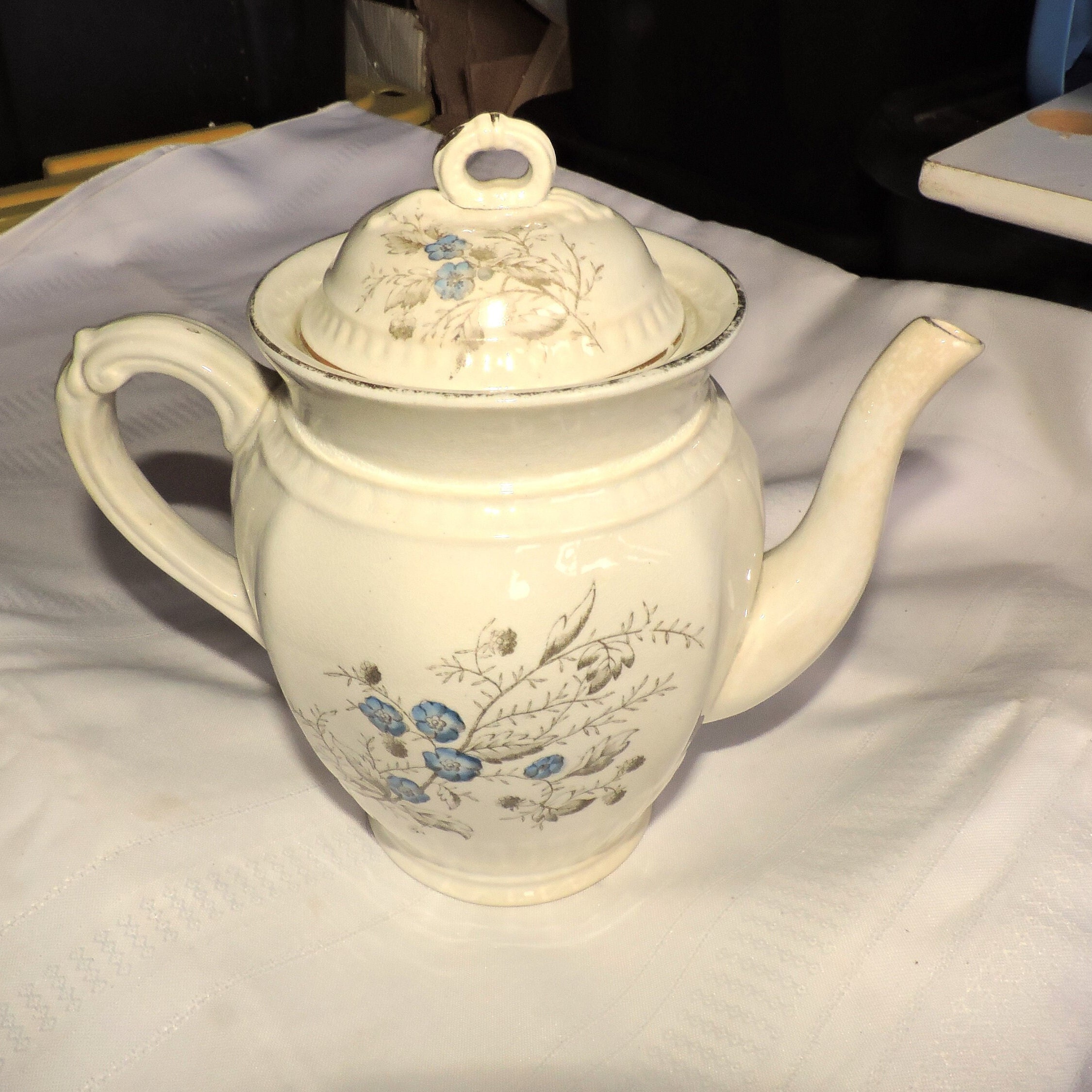 Antique Royal Ironstone Anchor Pottery Tea Pot very Rare - Etsy