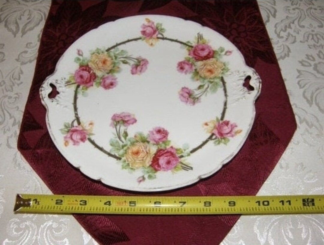 Clearance Center Vintage Weimar Welmar Germany Porcelain 12 Plate ...