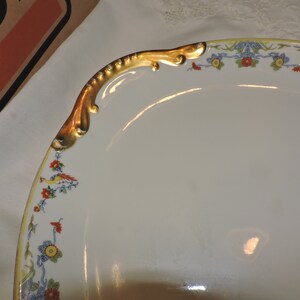 Vignaud Freres Limoges France Bird of Paradise Floral Gravy Boat and ...