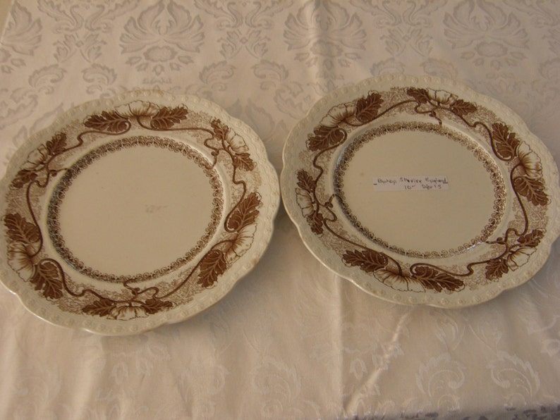 2 BISHOP & STONIER Runic Pattern Plates-very Rare | Etsy