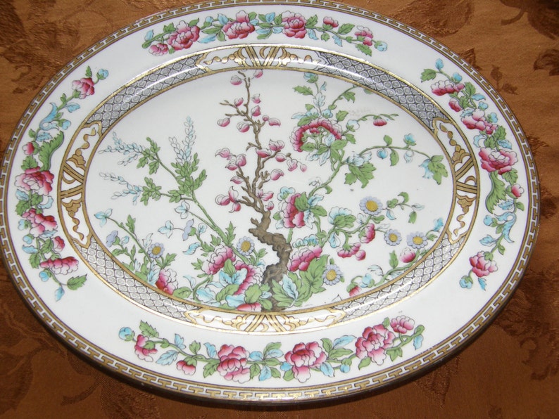 Aynsley China Platter Indian Tree Pattern England - Etsy