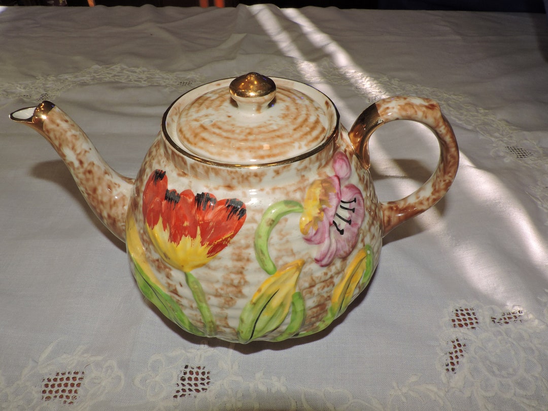 Vintage Lingard England Tea Pot - Etsy