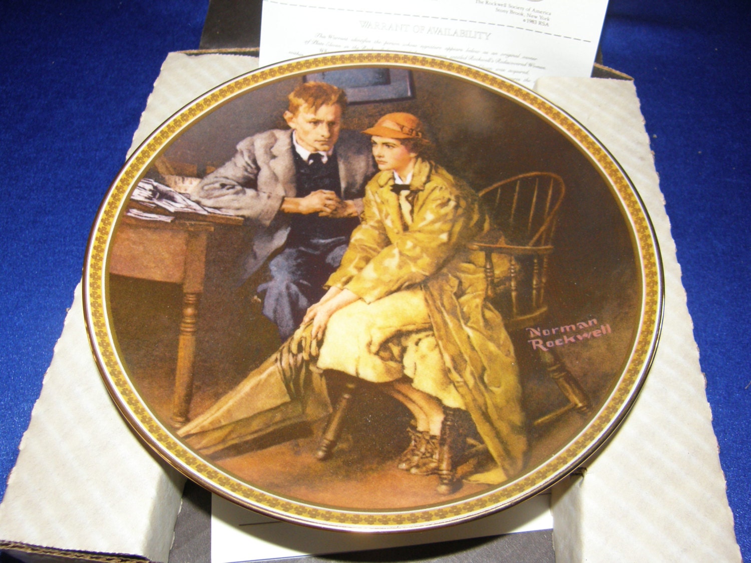 Confiding in the Den by Norman Rockwell Rediscovered Woman - Etsy