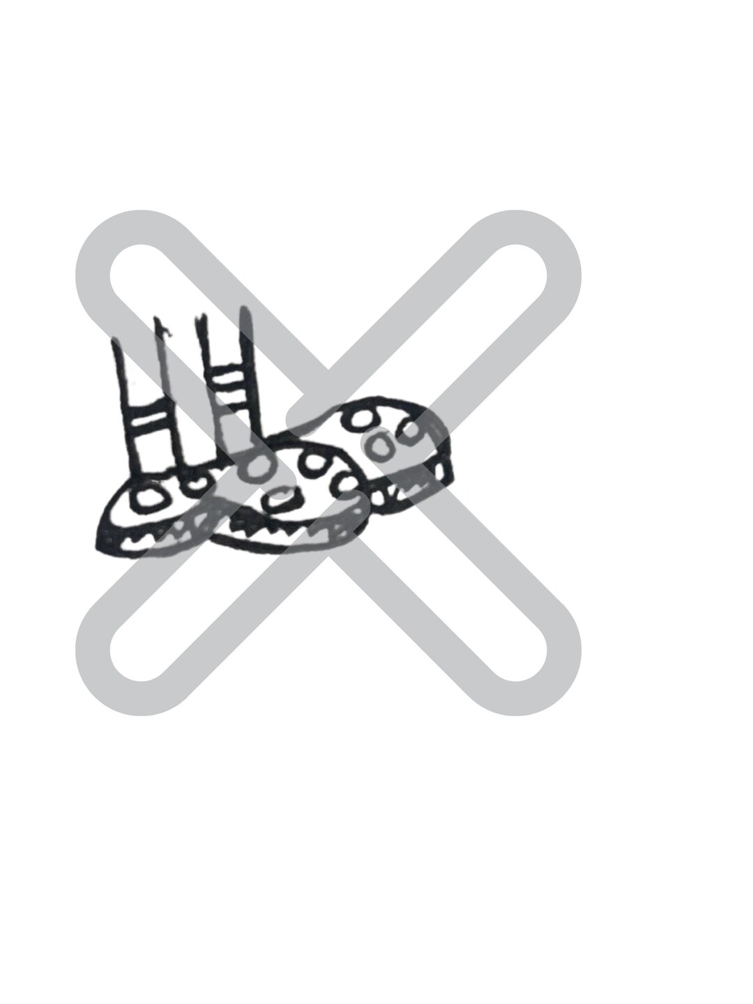 Hand-drawn Peanut Crocs Shoes Doodle Fun and Unique Digital Art - Etsy