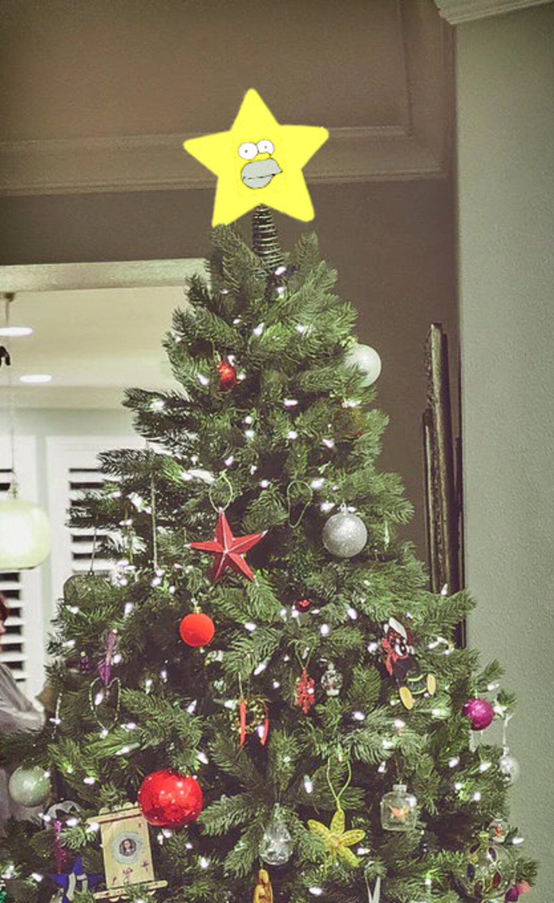 Simpsons Inspired Homer Simpson Tree Topper or Wall Hanging | Etsy