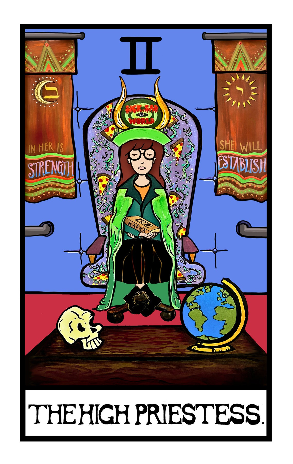 Daria Major Arcana Bundle: Tarot of Lawndale Trent Daria | Etsy