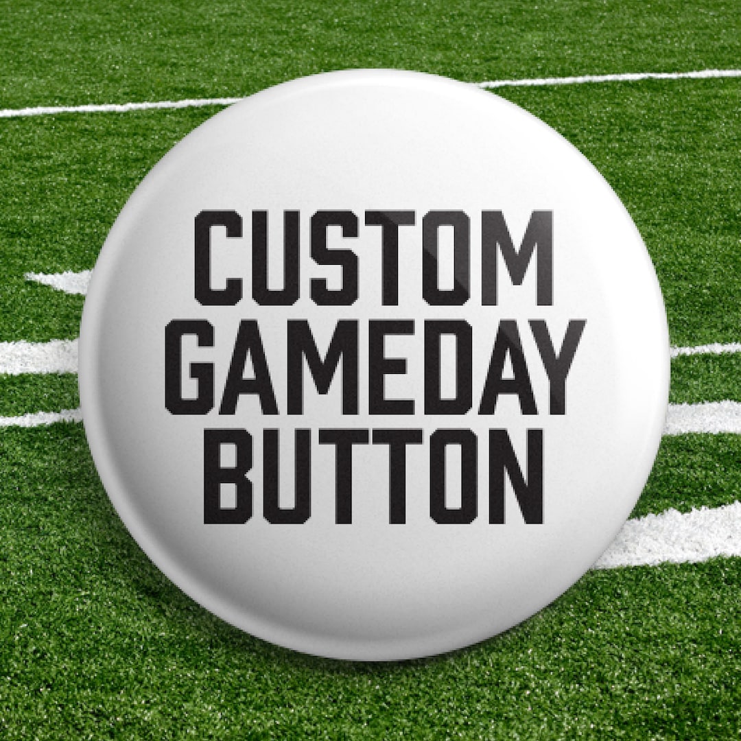 Custom College Gameday Button - Etsy