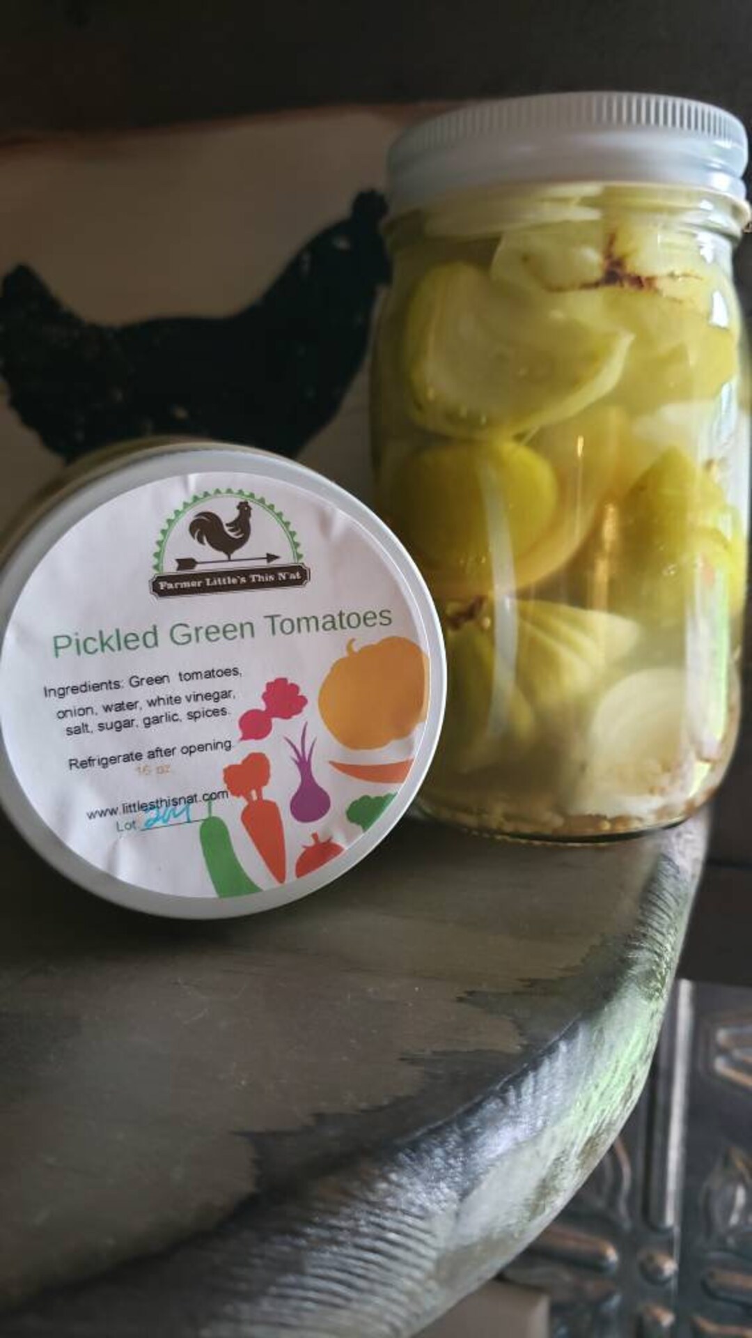 Southern Fish House Style Farm Fresh Pickled Green Tomatoes - Etsy