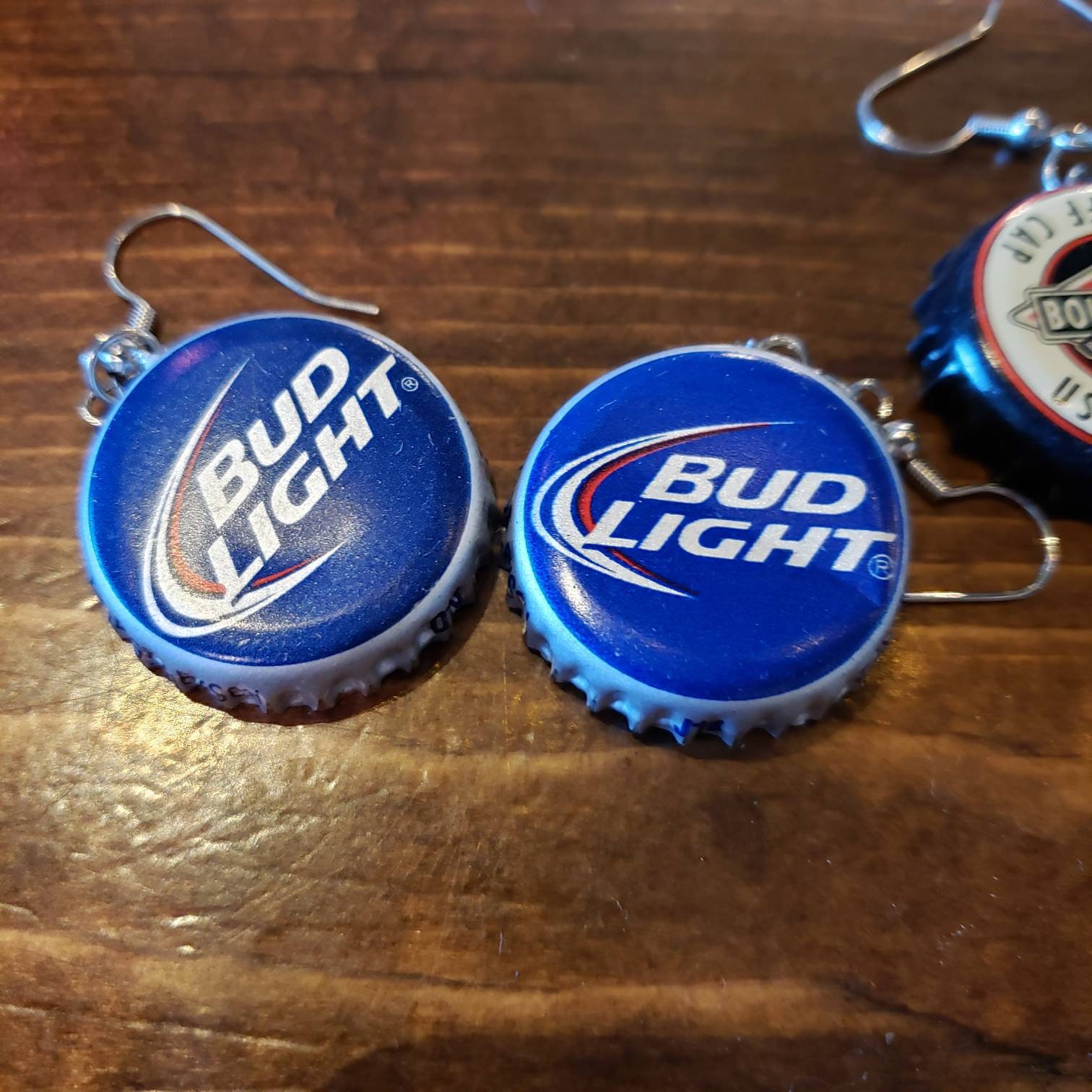 Re-purposed Beer Bottle Cap Earring - Etsy