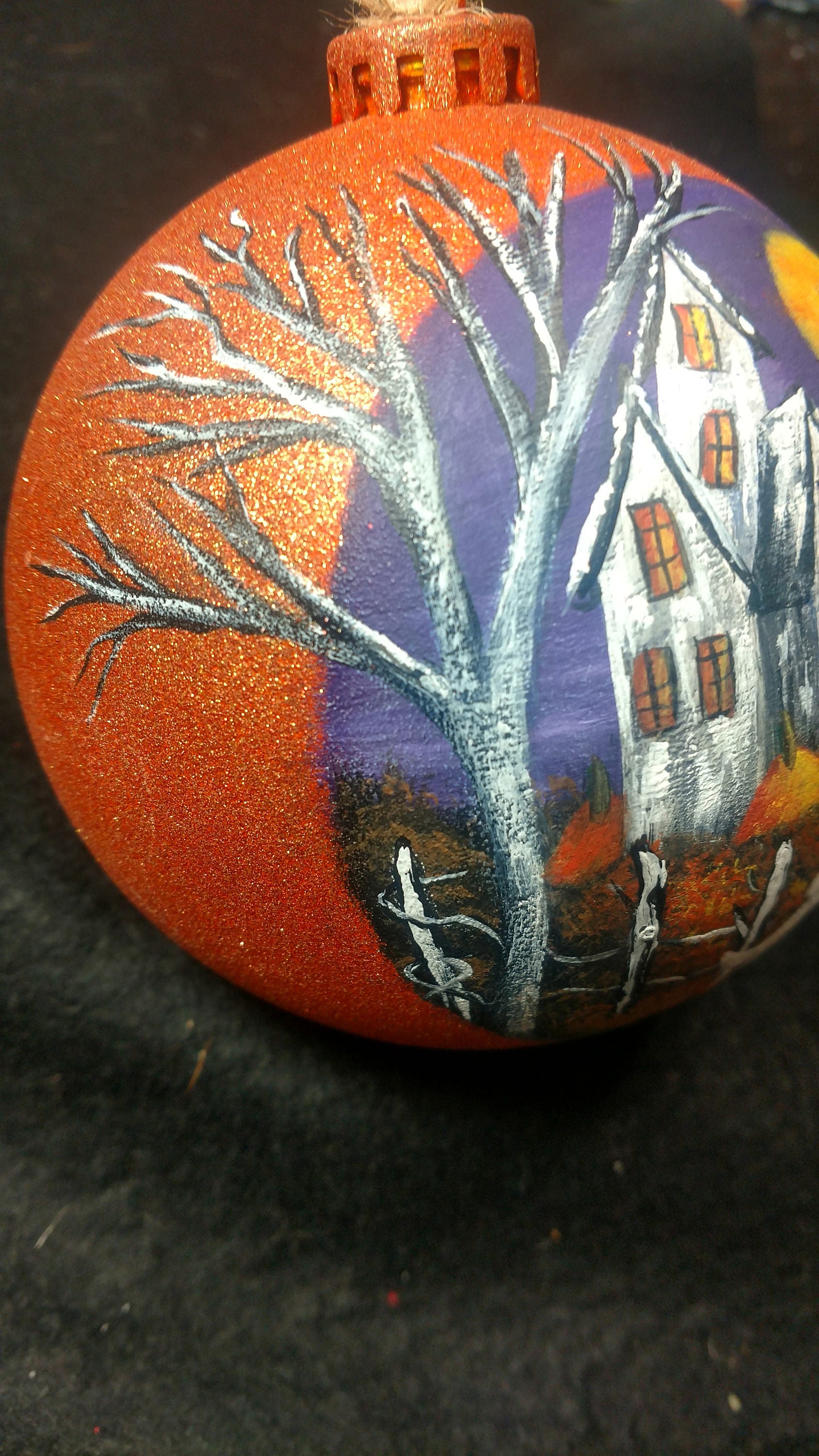 PAINTING PATTERN Spooky Good Time Pattern Halloween Ornaments - Etsy