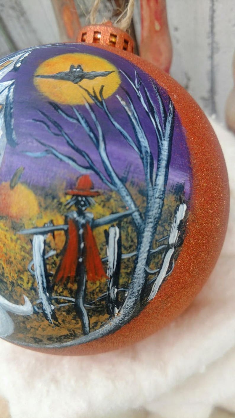 PAINTING PATTERN Spooky Good Time Pattern Halloween Ornaments Ghost ...