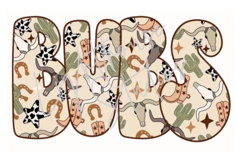 Western Bubs, Country, Cowboy, PNG - Etsy