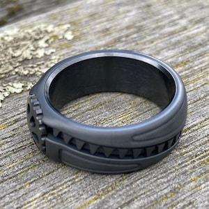 The Watchman Midnight A Titanium Rack and Pinion Wearable Machine in a ...