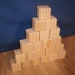 40 Unfinished Wood Blocks, 1 1/2" Unfinished Wooden Blocks, Baby Blocks ...
