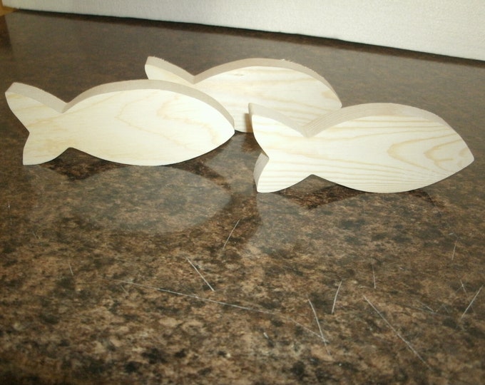 BIGGER WOOD Wall FISH - Etsy