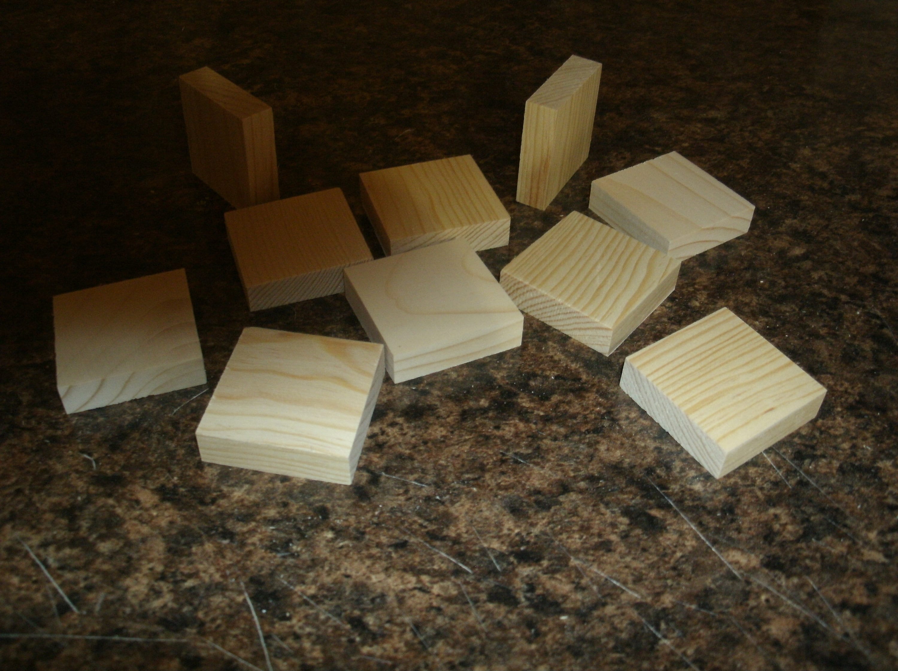 Wooden blocks 10 2 1/2 X 2 1/2 unfinished wood | Etsy