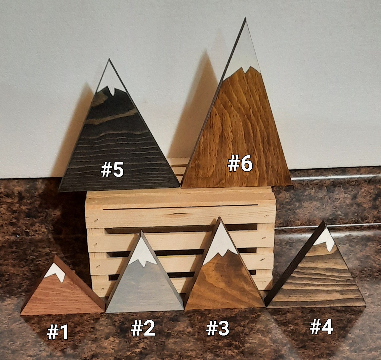 Mountain, Wooden Mountains, Individual Wood Mountains, Nursery Mountain ...