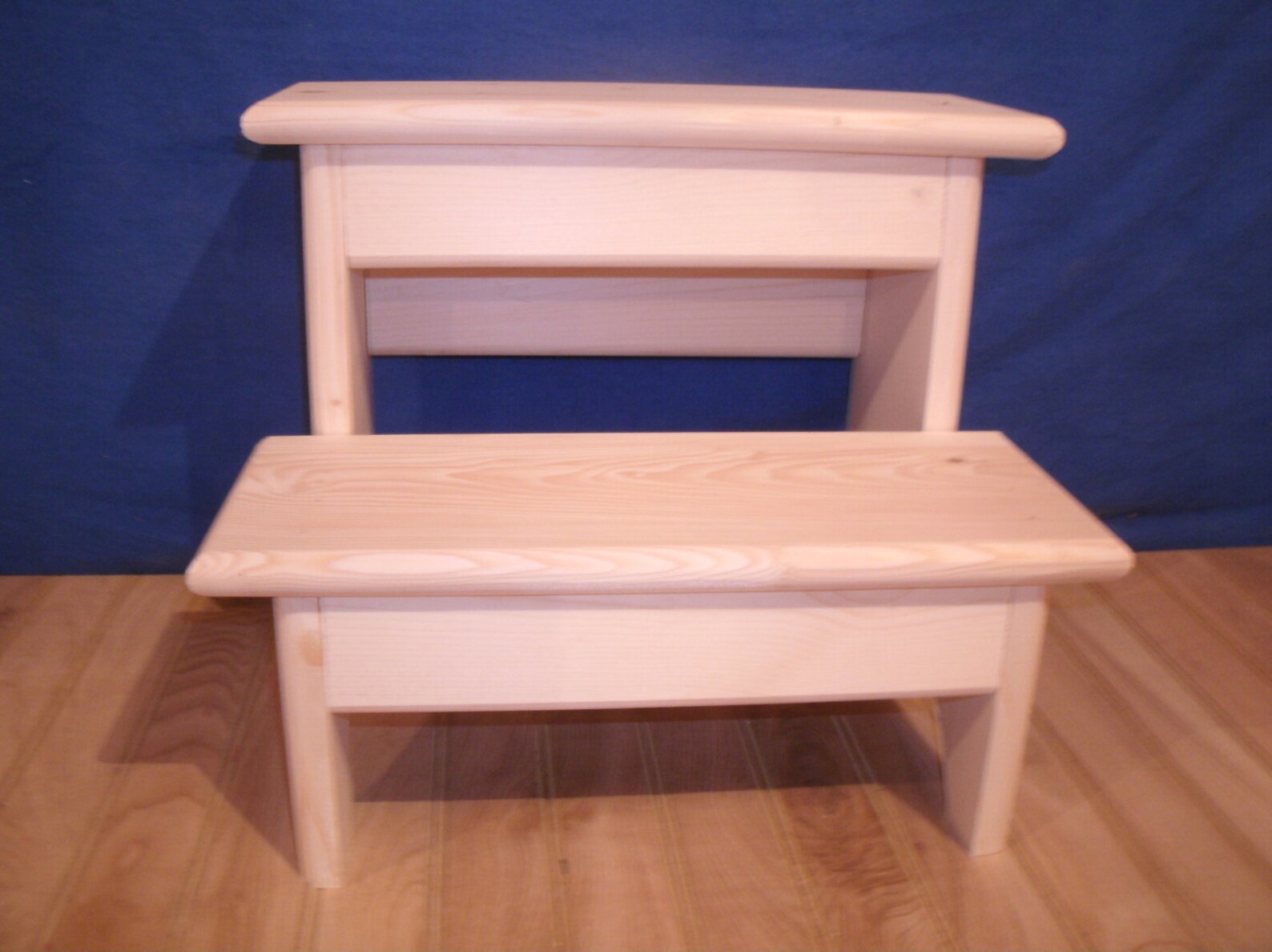 Rustic Wooden Step Stool, 2 Step Wooden Step Stool, Wooden Stool,wooden ...