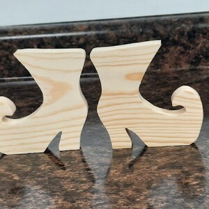 10 or 20 Unfinished Wooden Witch Boot Cutouts, Witch Boot Blanks ...