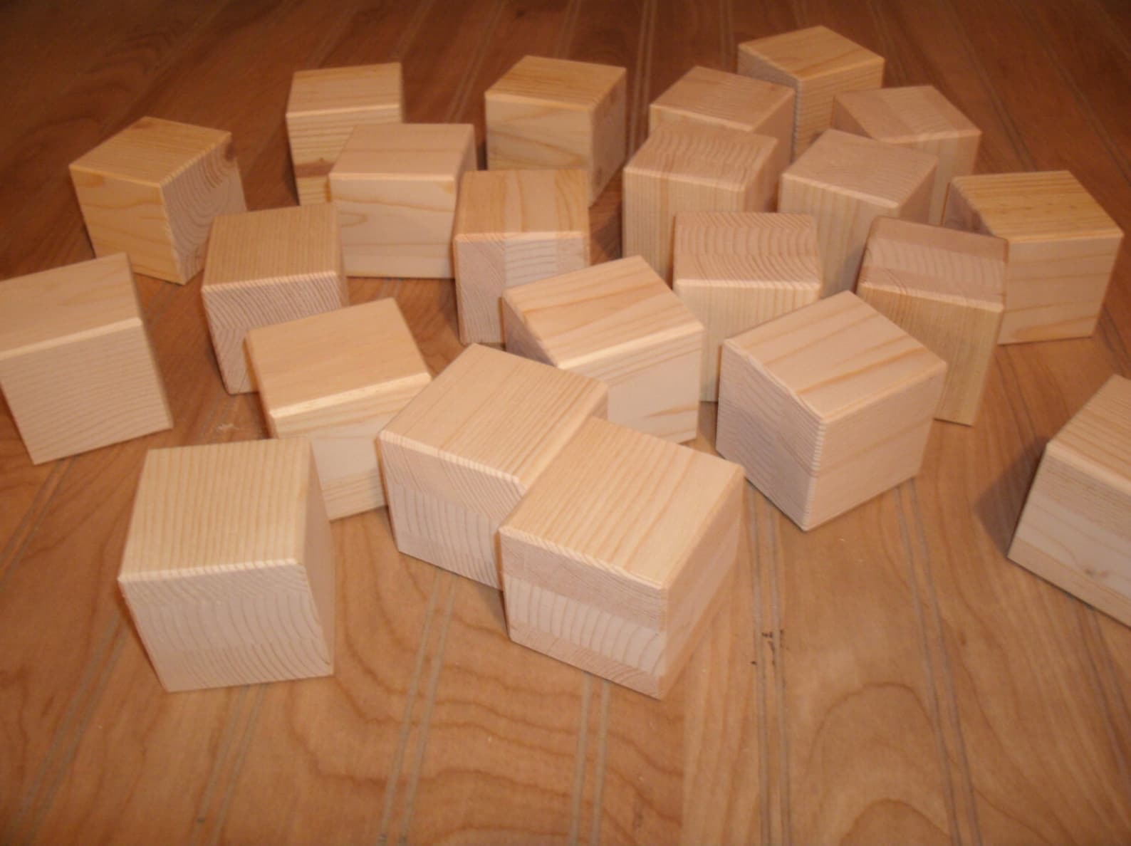 40 Unfinished 2 Wood Blocks Wood Baby Blocks 2 - Etsy