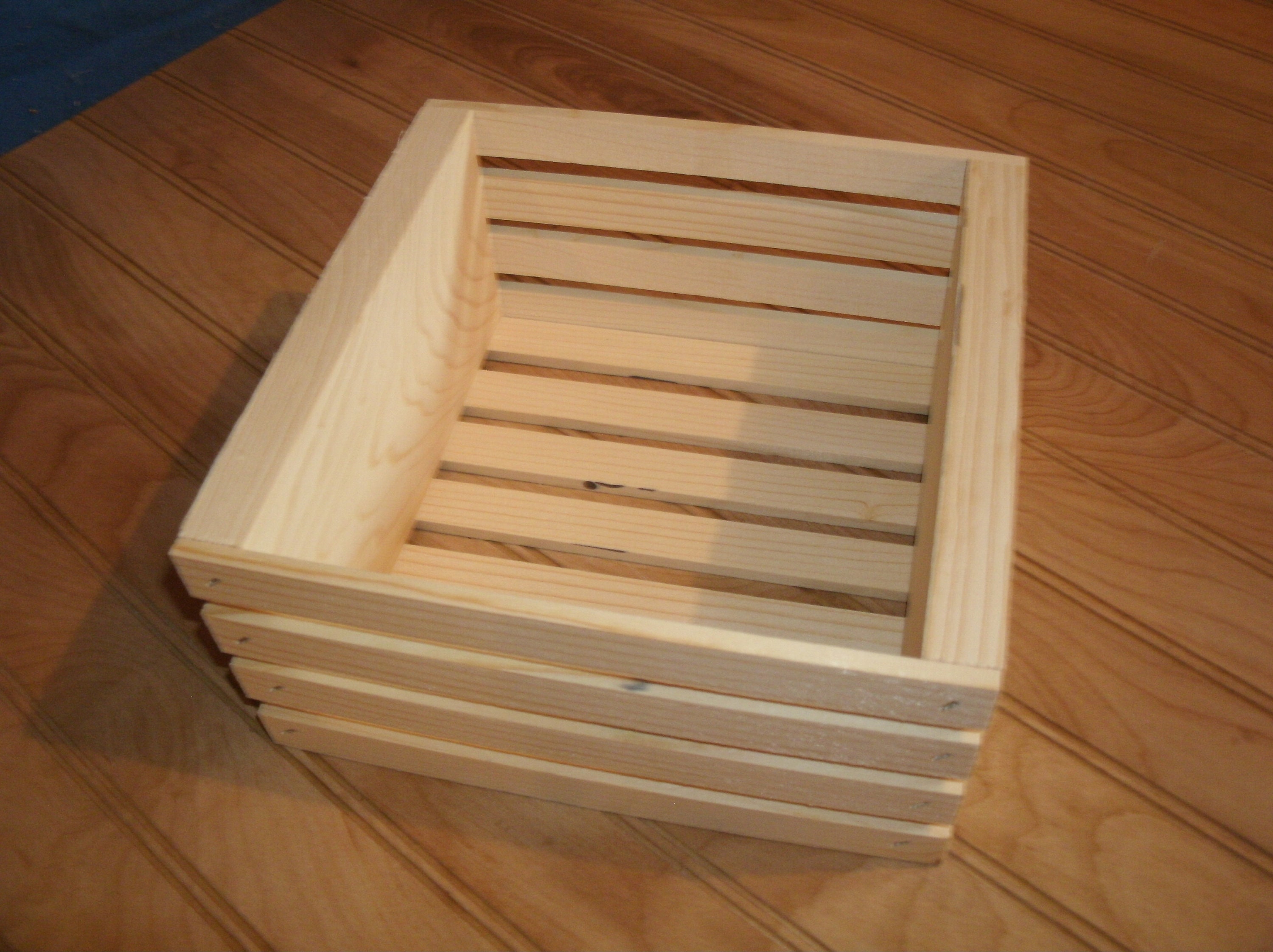 Wood Crate - Wooden Crates- Wooden Crate - 8" X 8" X 4" Crate- Crates ...