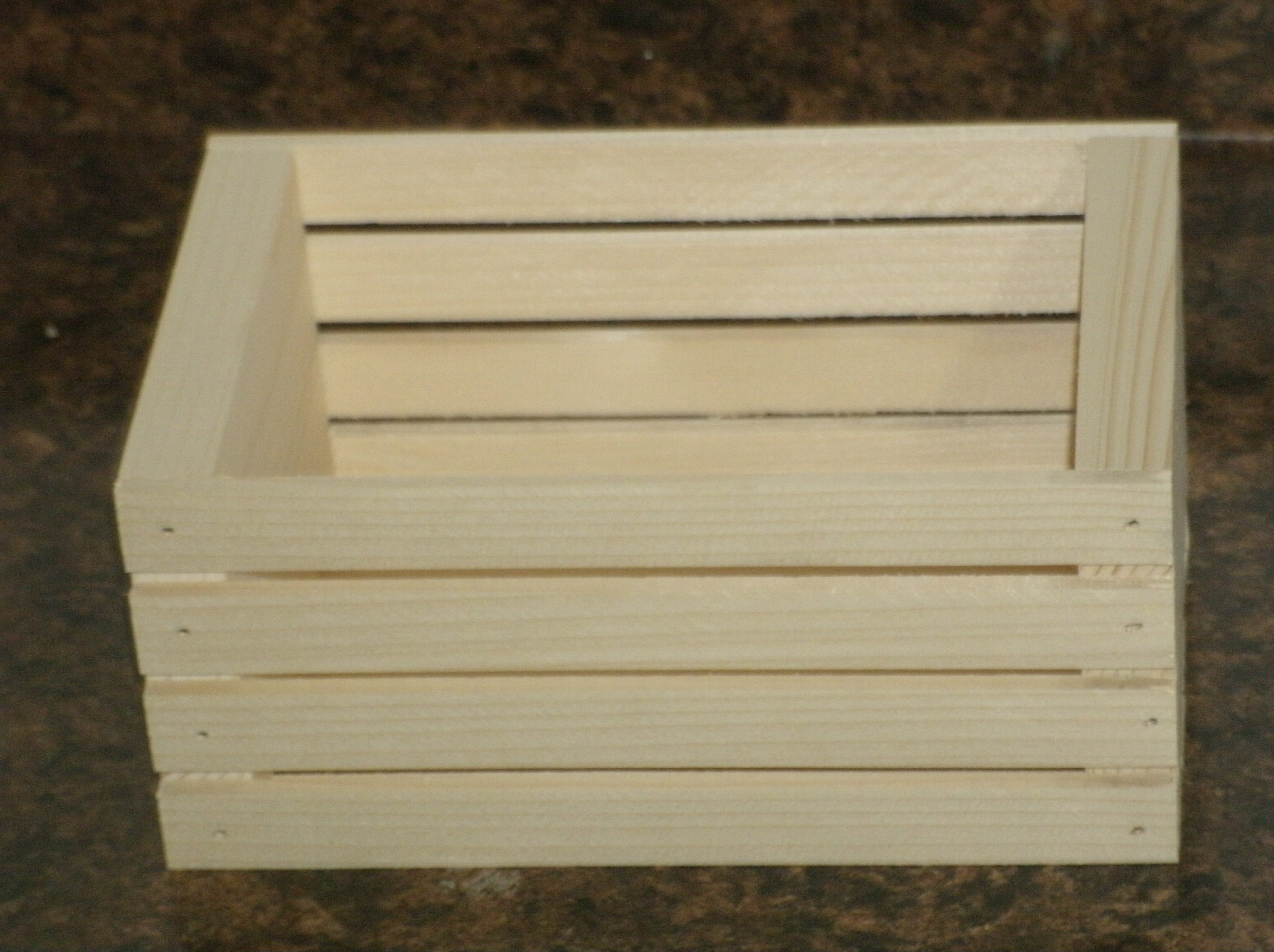 6 a Unfinished Wooden Crates Small Wood Crate - Etsy