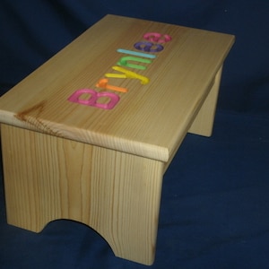 Personalized Kids Step Stool, 16" LONG Personalized Children's Step ...